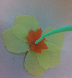 Tissue Flowers Art Tutorial - Whimsy Workshop Teaching