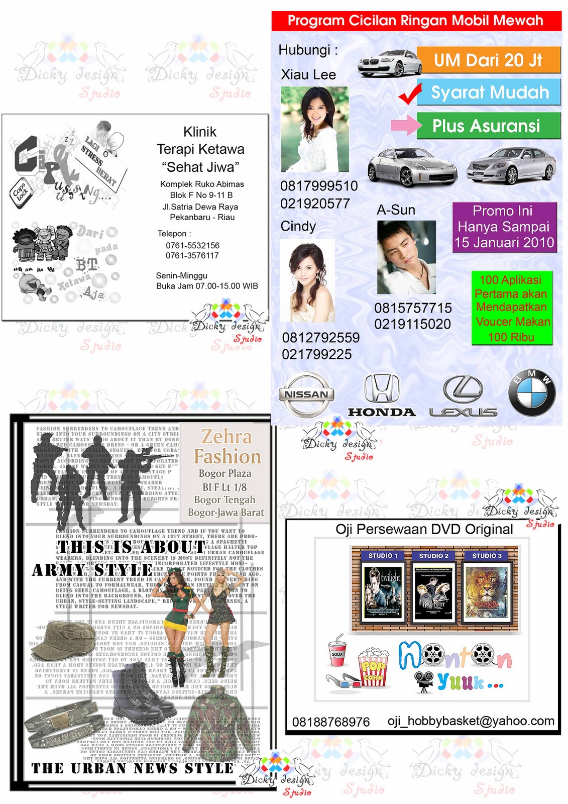 design: Sample Design Brosur