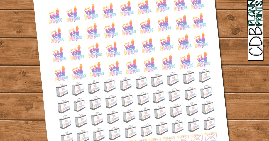 CDB Planner Prints: LuLaRoe Stickers