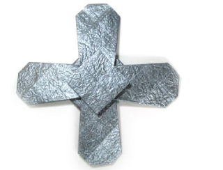 Crafty Card: Jesus cross fold origami