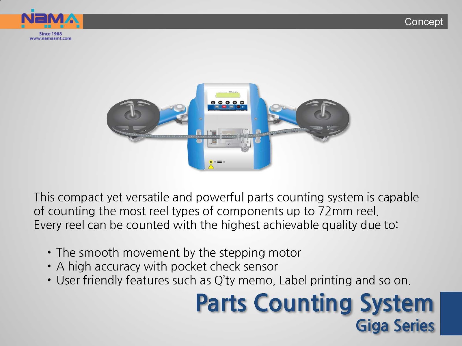 Stock Management Feature with SMD reel counter ~ SMD COMPONENT COUNTER