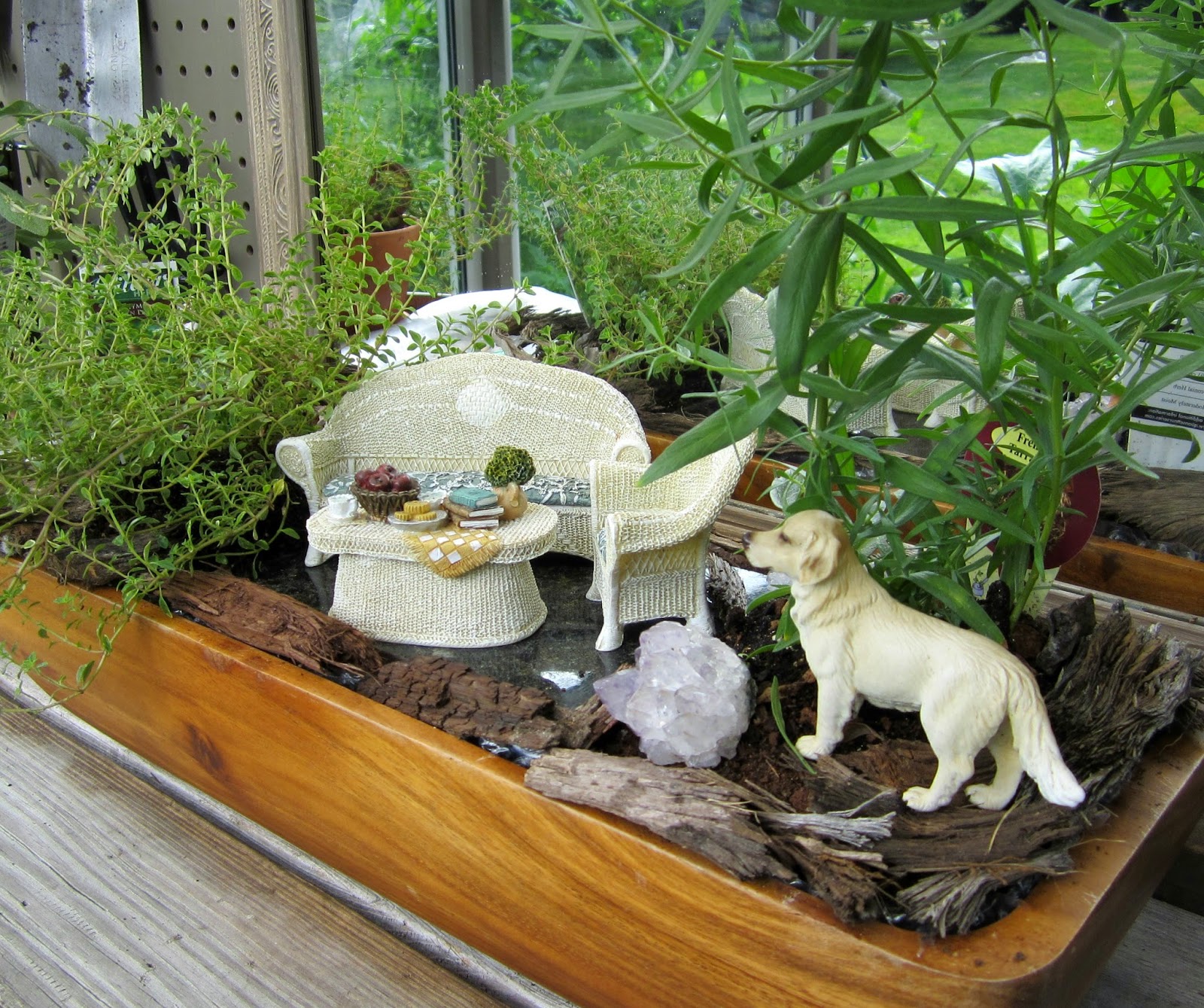 Flowers & Flours: Miniature Gardens