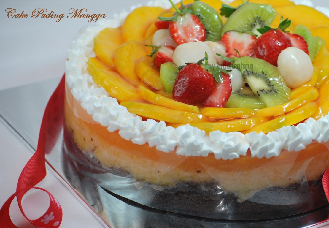 Cerita Indah ...: Manggo Puding Cake for Mba Nuning