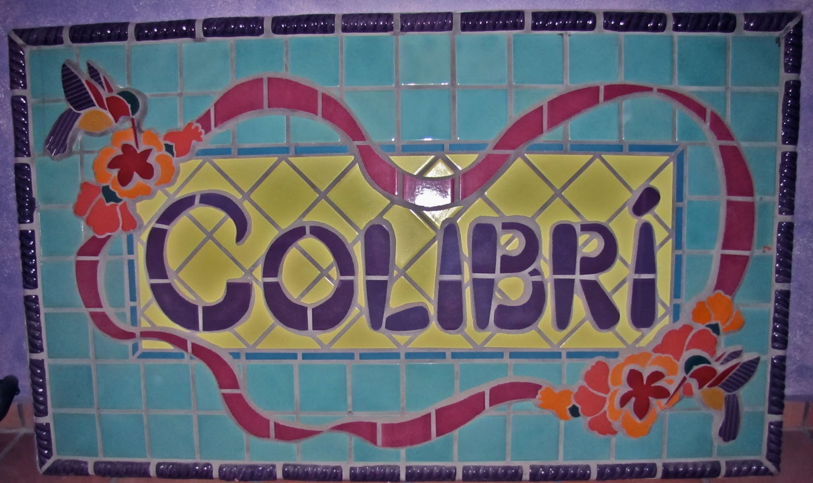~Galeria Colibri~Arte y Azulejos~: ORIGINAL TILE SIGN~~STILL IN SONORA