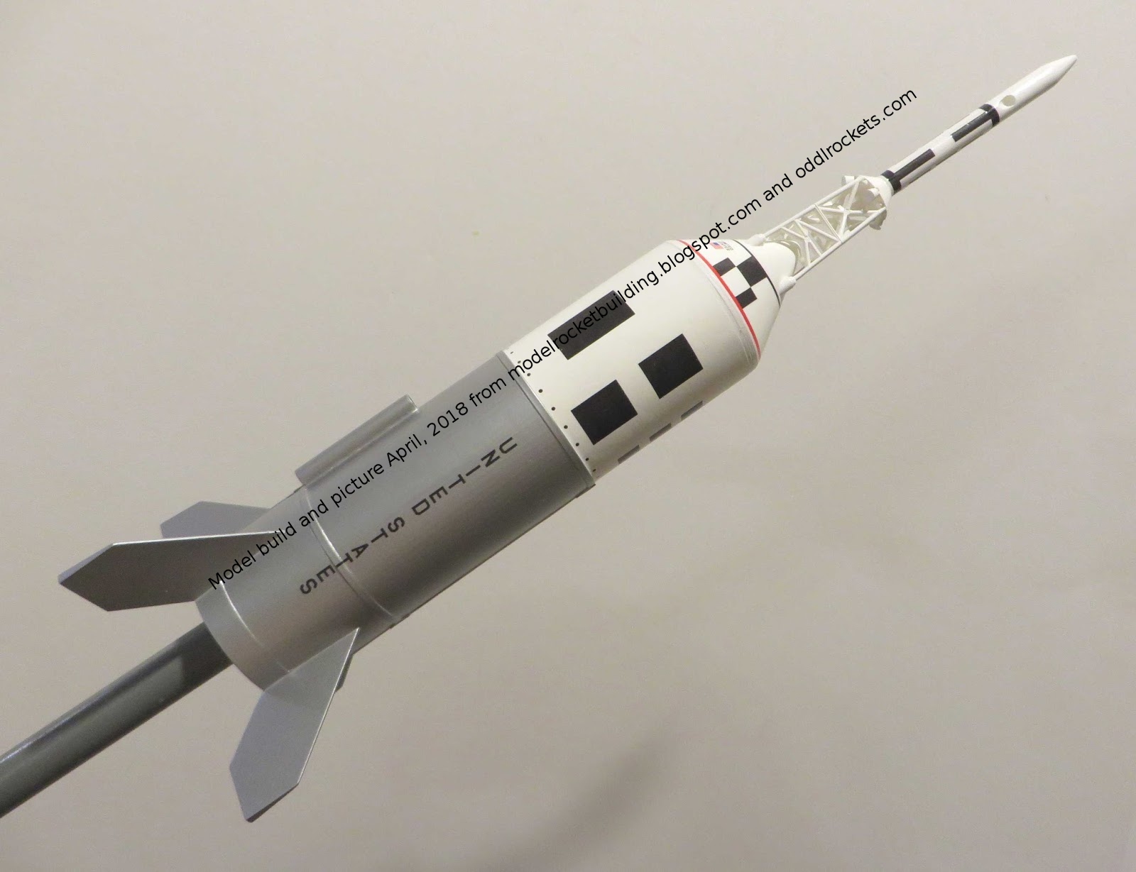 Model Rocket Building: Estes Little Joe II (Small) Build, Finished