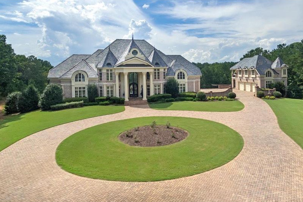 19,000 Square Foot European-Style Brick Mansion In Newnan, GA | THE ...