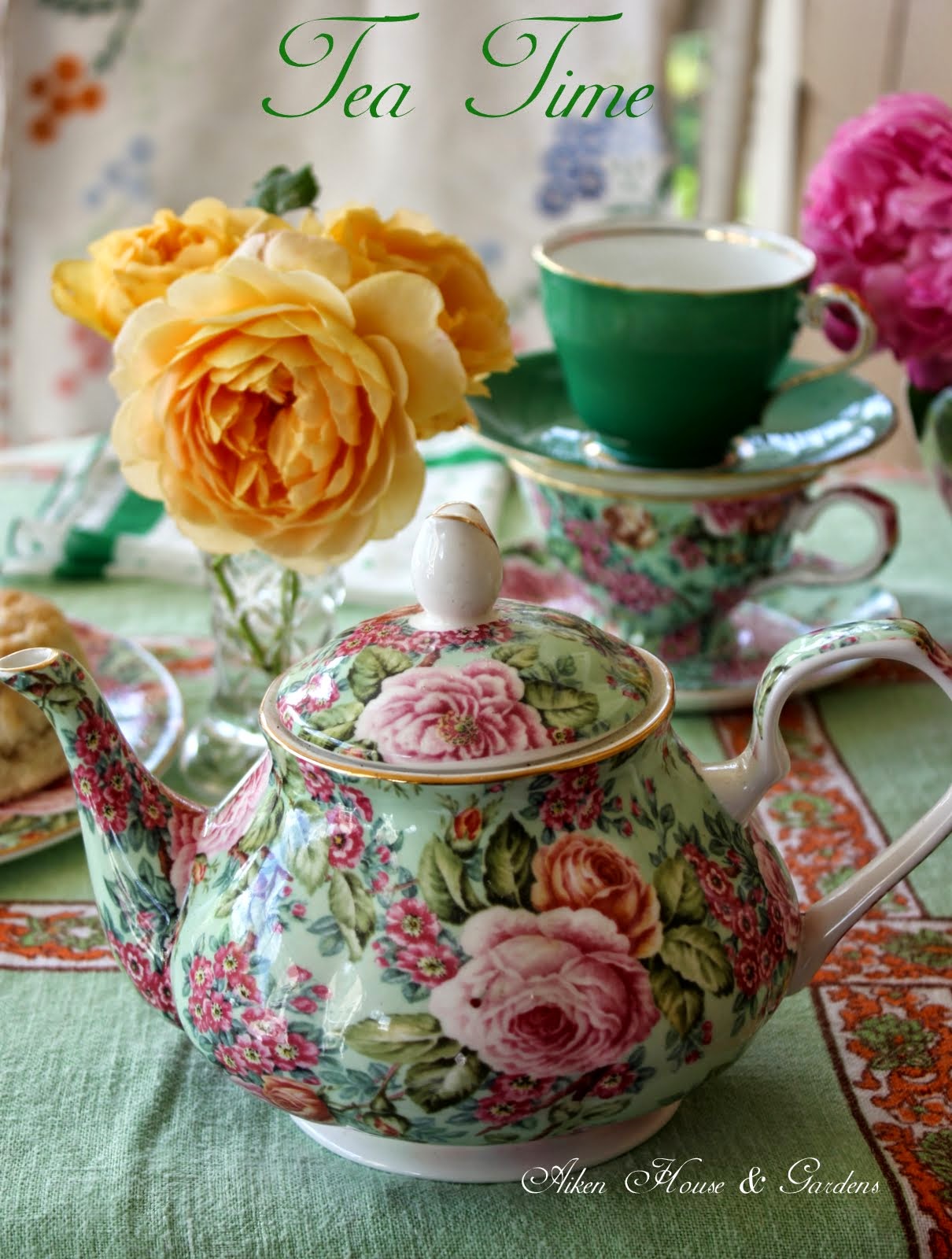 Aiken House & Gardens: Tea Time