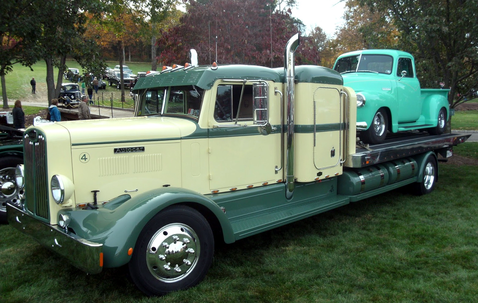 Just A Car Guy: It's rare to see an old Autocar semi, but one used for ...