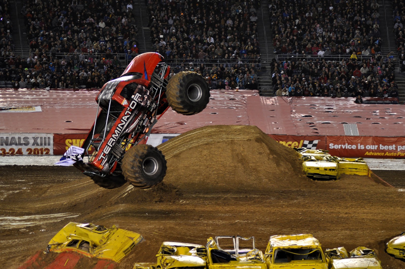 Just A Car Guy: Monster trucks in action, at a glance