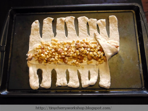 Tiny Cherry: Trenza (filled braided bread) Recipe/Tutorial