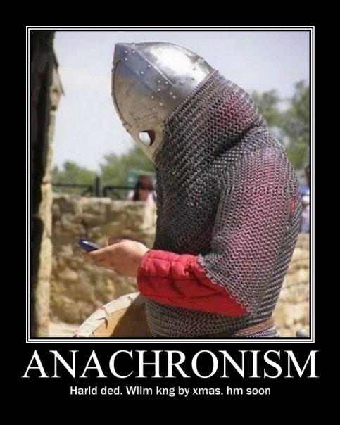 Helen Woodall: Freelance Editing: Anachronisms