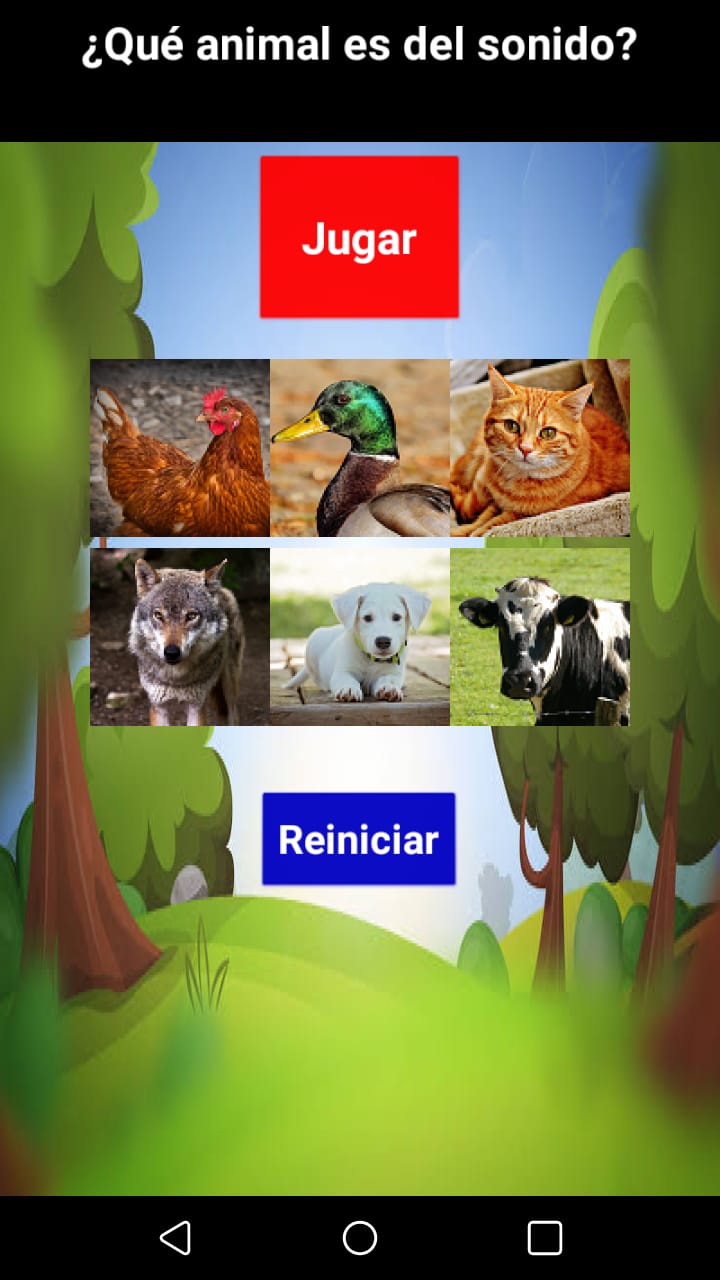 Juego de Sonidos de Animales en App Inventor - Proyectos y Tareas