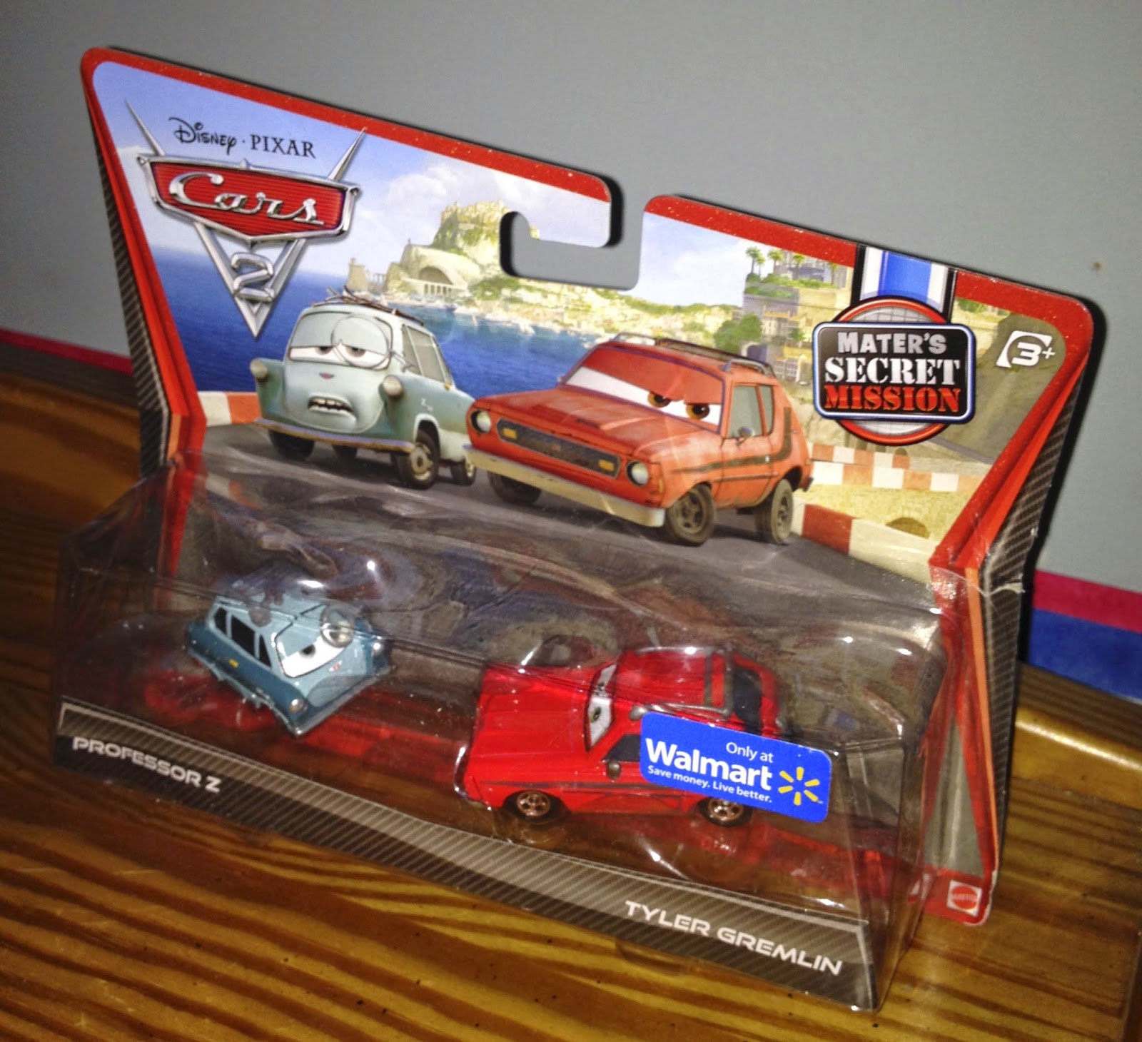 Dan the Pixar Fan: Cars 2: Profesor Z and Tyler Gremlin 2-Pack