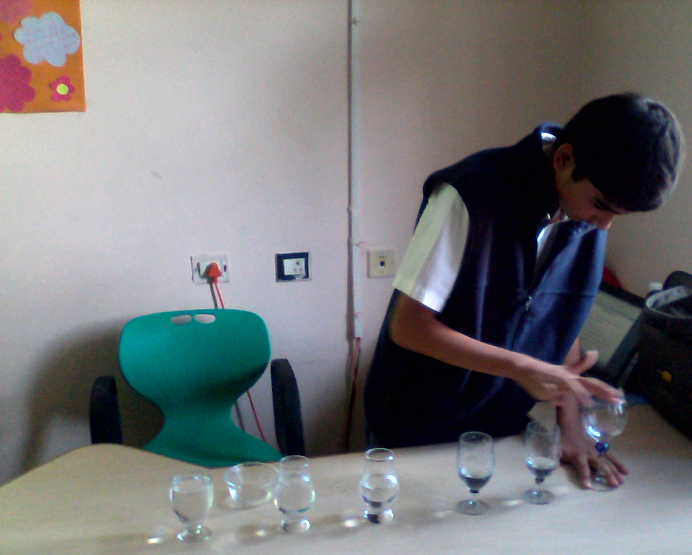 Oakridge International School Newton Campus Singing Glass Activity — Viii Grade Cbse Science