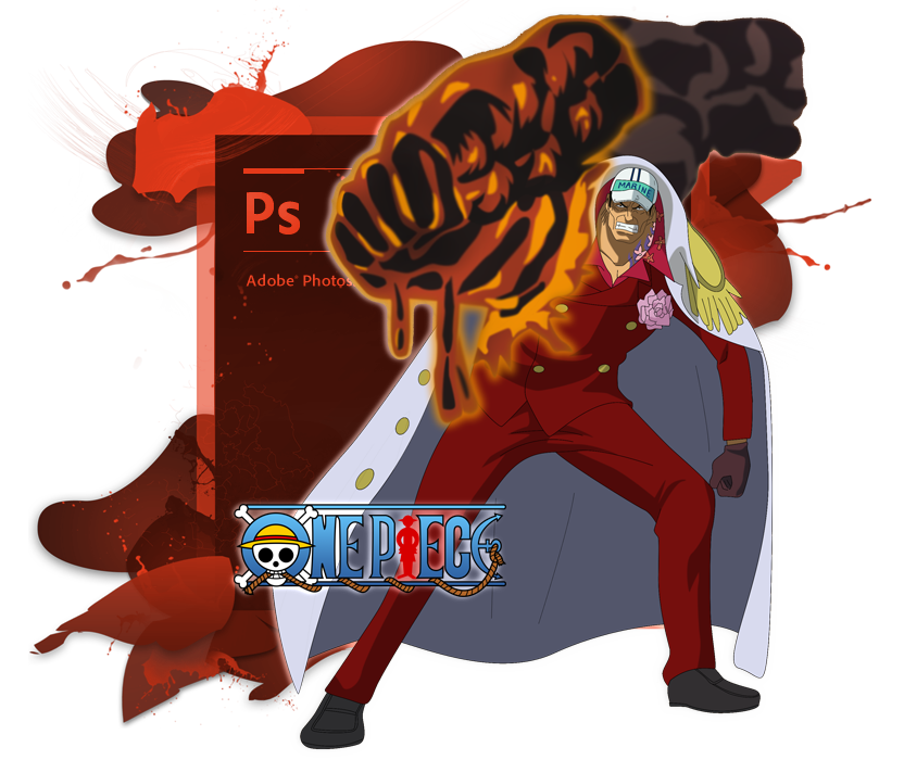 Skin Photoshop Cs6 One Piece Akainu