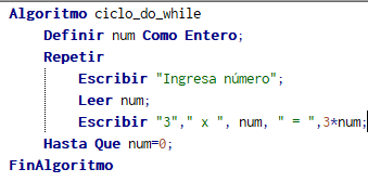 Ciclo Do-While en PSeInt