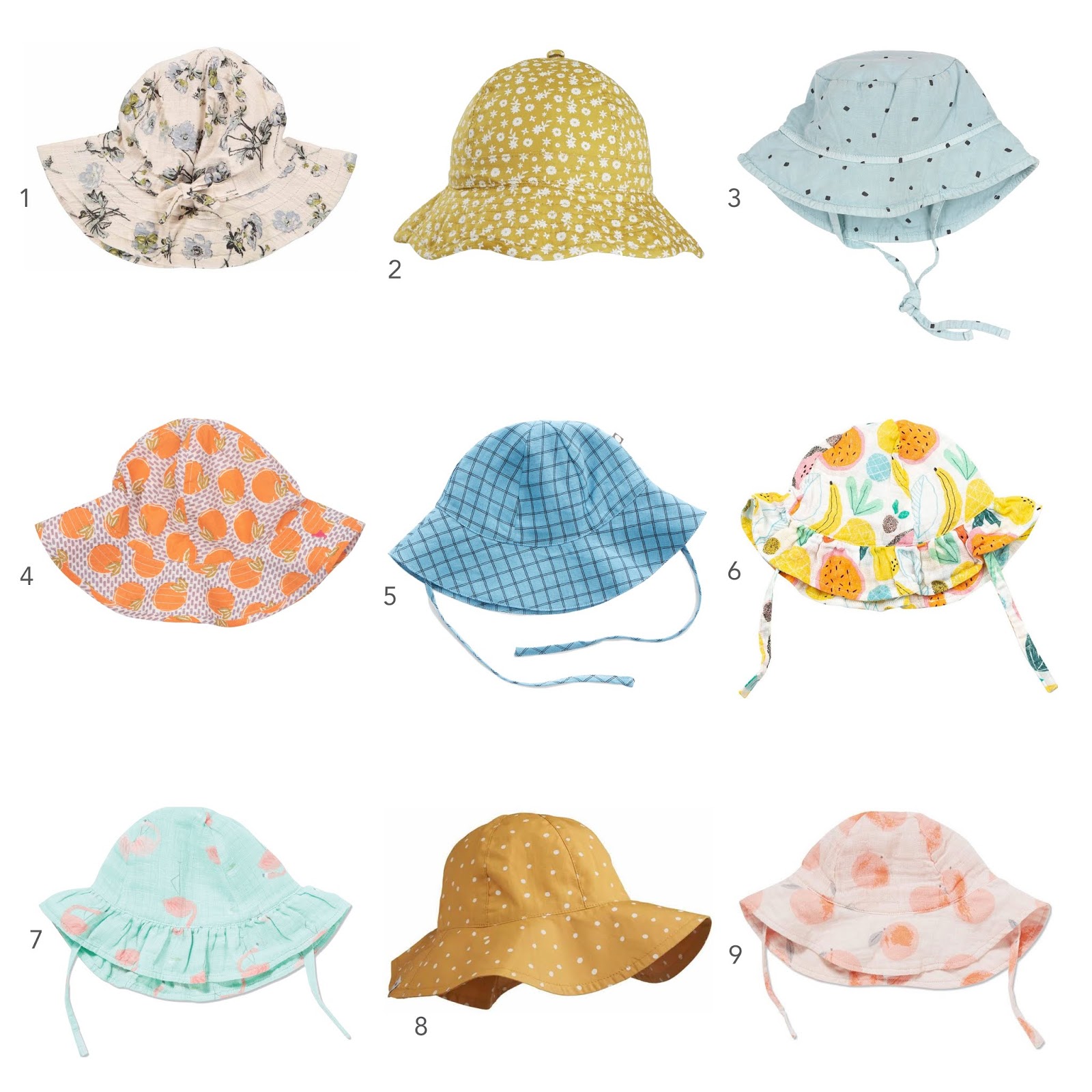 The Best Modern and Trendy Kids Summer Sun Hats | Little Style Inspo