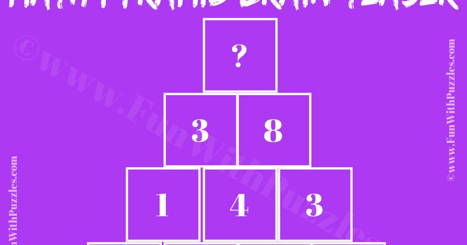 Mind Exercise Math Puzzle and Answer for Adults and Teens