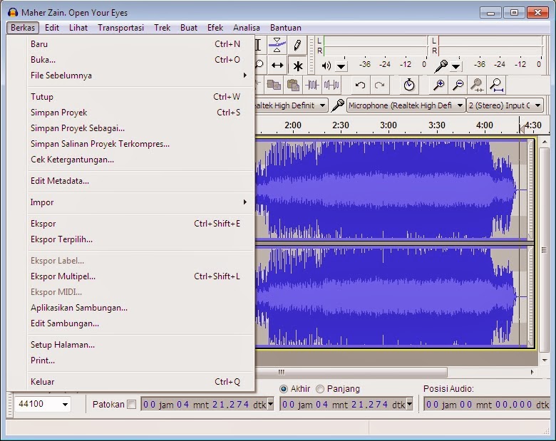 Portable Audacity | Audio Editor - Dava Media