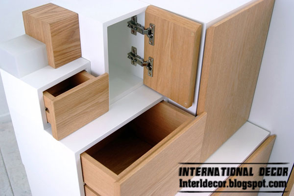 Modern modular cabinets design, wooden cabinets 2013