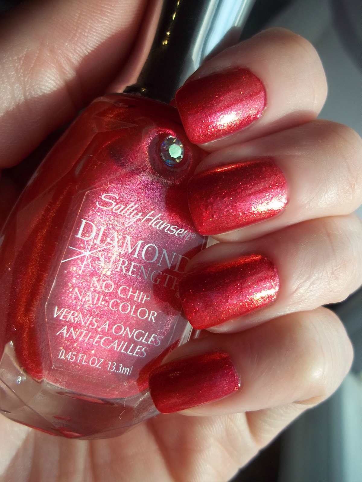 Nail Polish Goddess: Sally Hansen - All Aglow and Ruby Ring