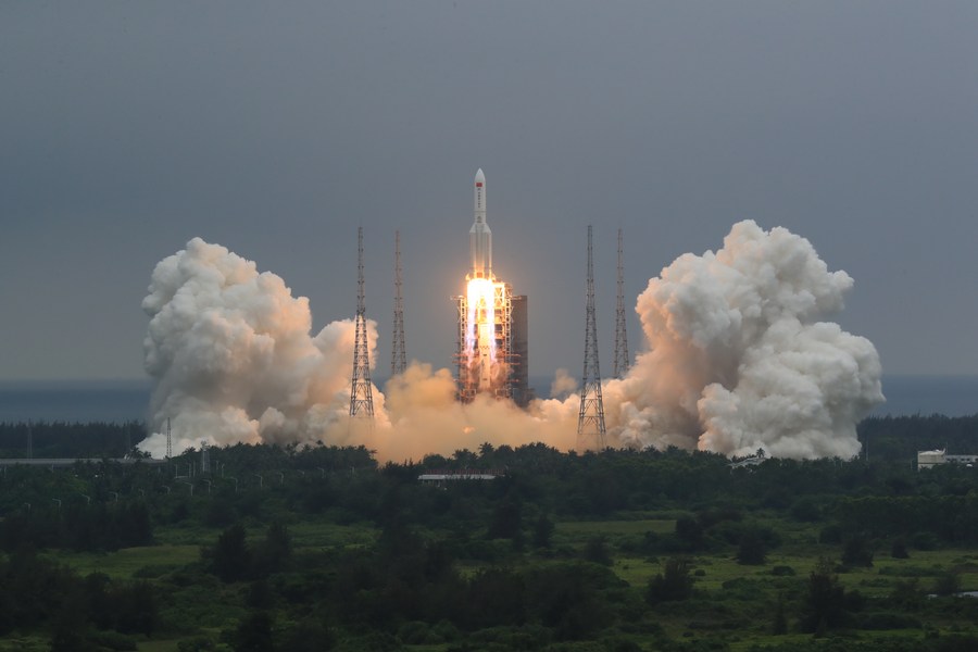 China launches space station core module Tianhe - One Papua New Guinea