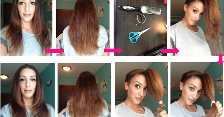 Tutorial Cara Memotong Rambut Sendiri dengan Hasil Cantik | Perawatan ...