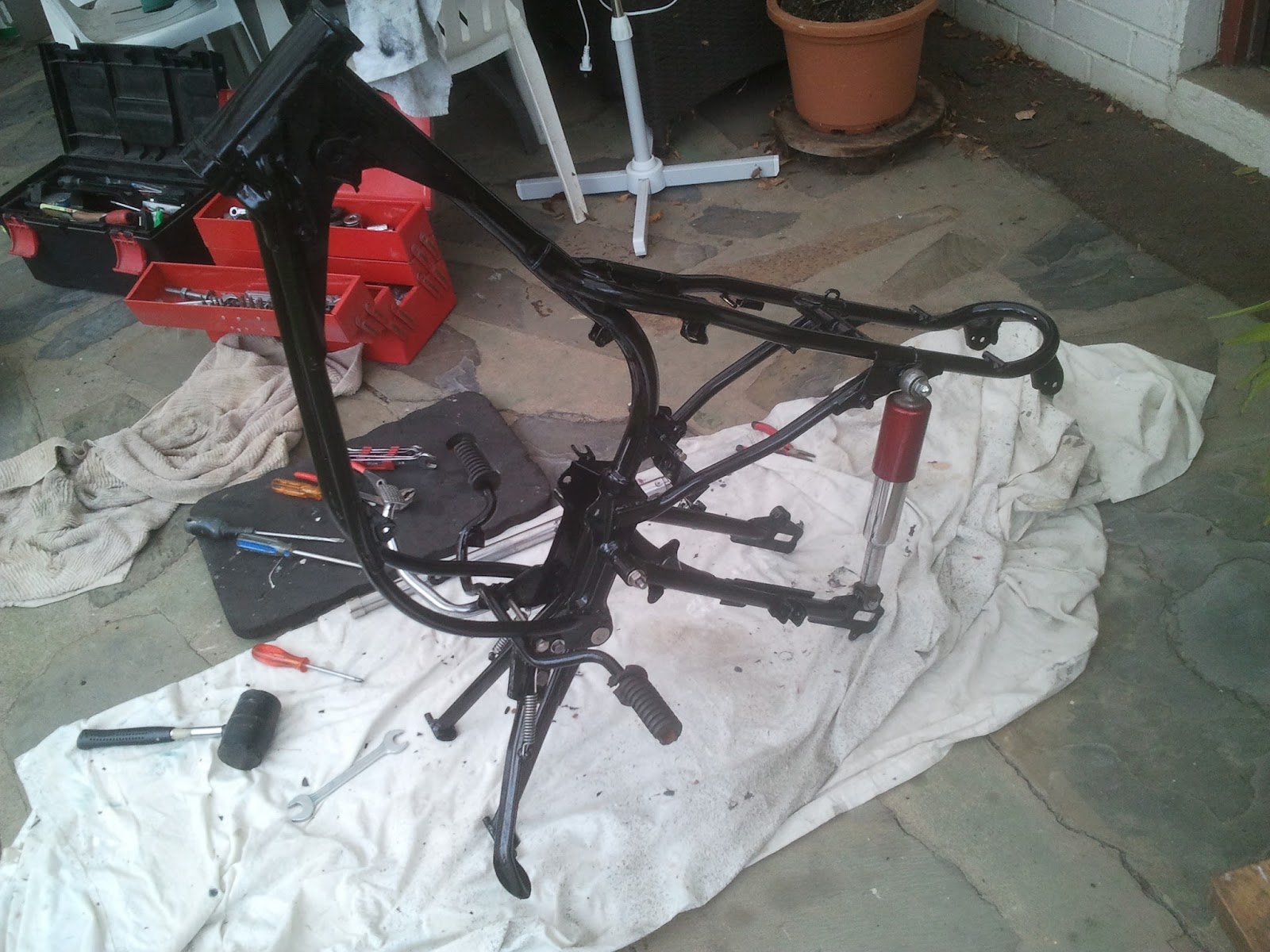 Restoration Yamaha LS3 1972: June 2015