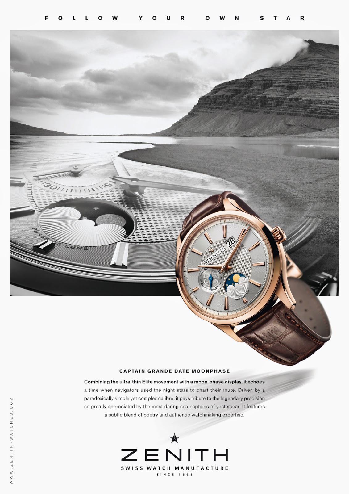 Height of Horology: Zenith Advertising