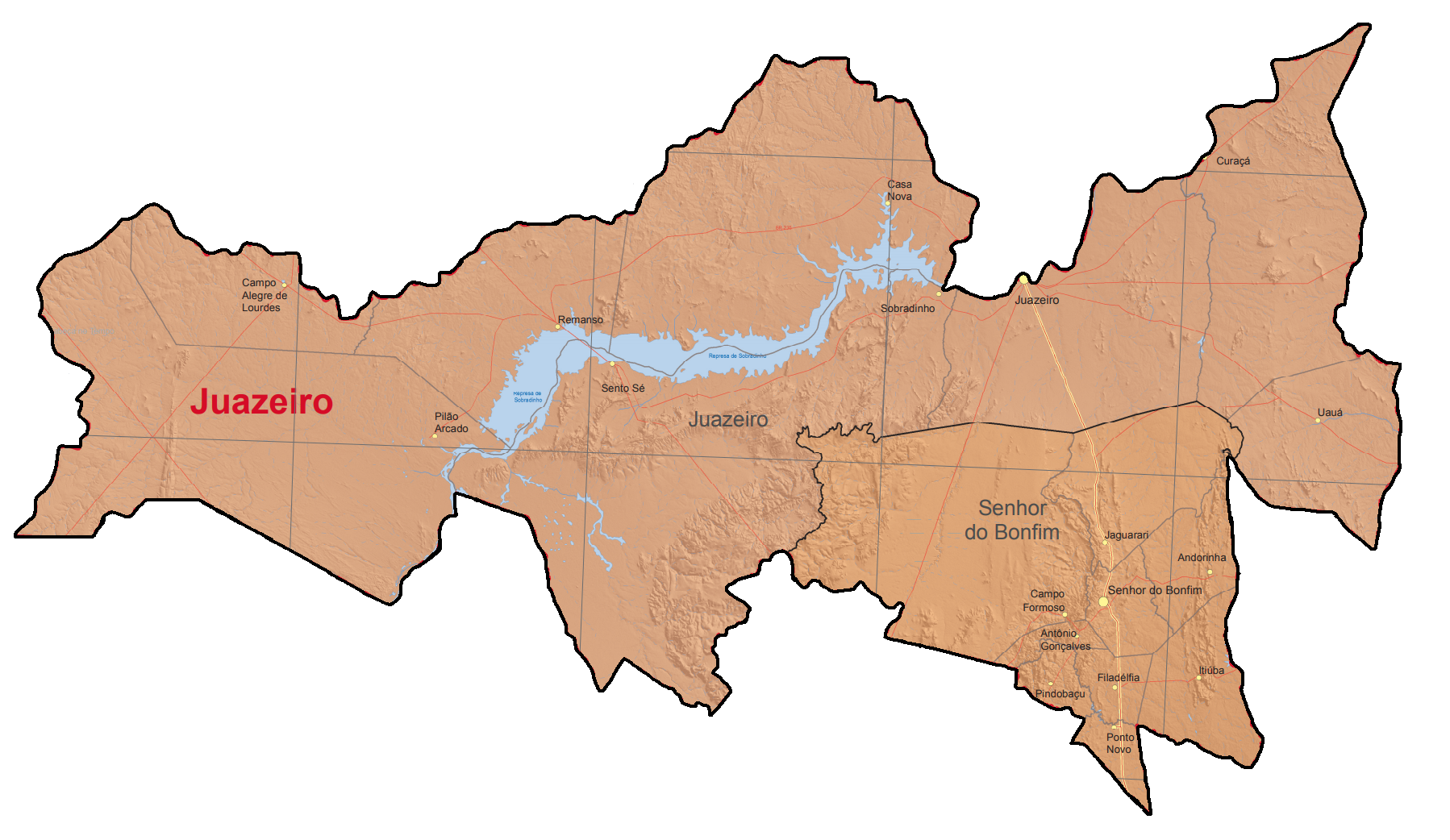 Regiões Geográficas Intermediárias da Bahia