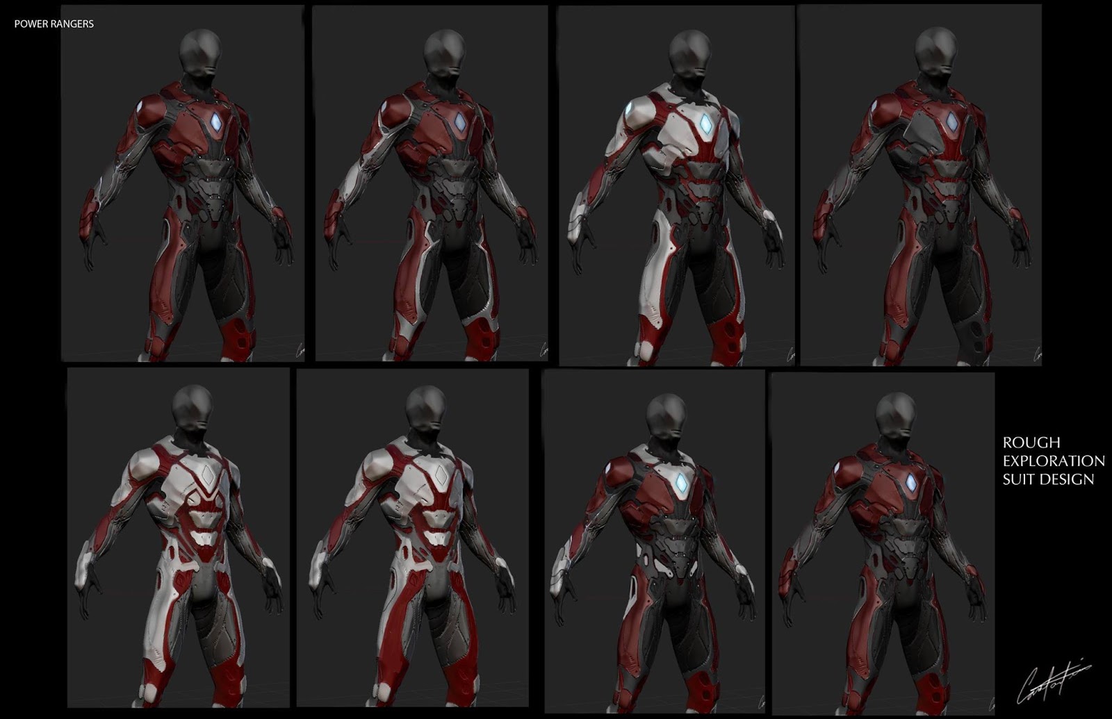 MMPR The Movie 2017 - Ranger Suit Concept Art Unveiled - JEFusion