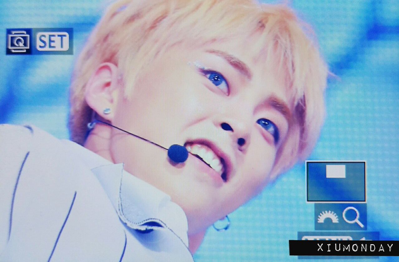 Xiuming-ming: [시우민] 160624 뮤직뱅크 프리뷰