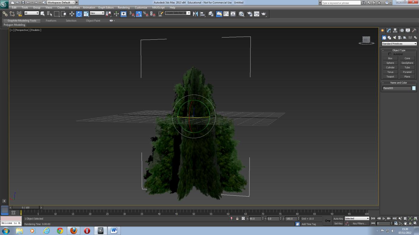 Design For Games FD- 3D Modelling: Tree- Using an Opacity Map