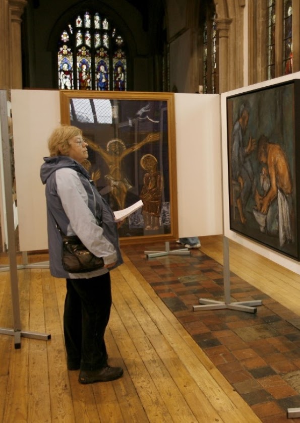 Alpha Omega Arts: Methodist Church Displays 50 Modern Christian Art Pieces