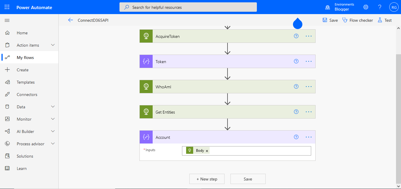 Calling Custom API and Custom Function using Power Automate Flow.