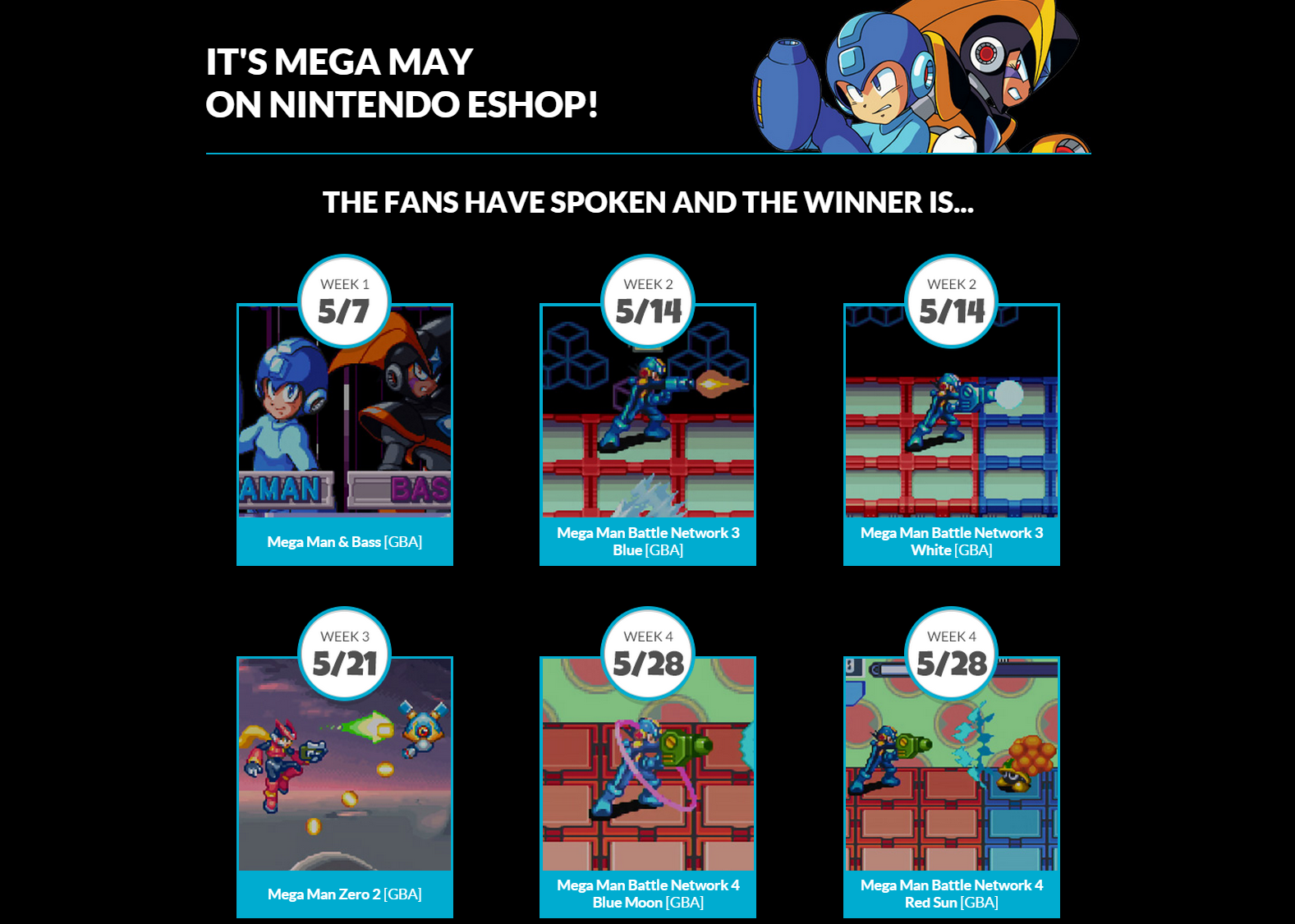 Nas próximas semanas, Capcom planeja lançar vários games de Mega Man no ...