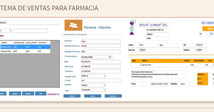 SISTEMA DE VENTAS PARA FARMACIA ~ CodigoGuaro