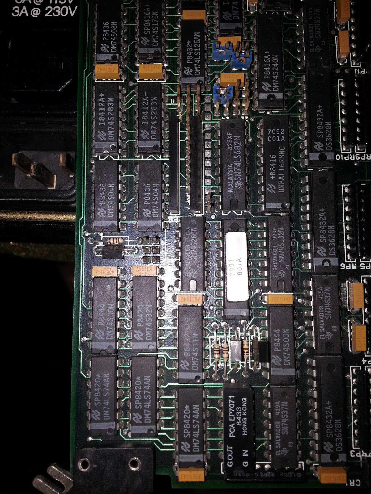 Jim's collections: PDP 11/23 system 768K (256K + 512K) memory, cables