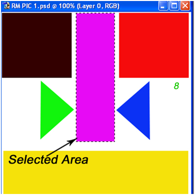 Learners Desk: About Photoshop Rectangular Marquee Tool