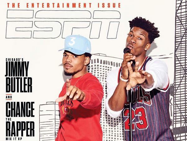 Chicago Est.1837: SPORTS: CHANCE THE RAPPER & JIMMY BUTLER COVER ESPN ...