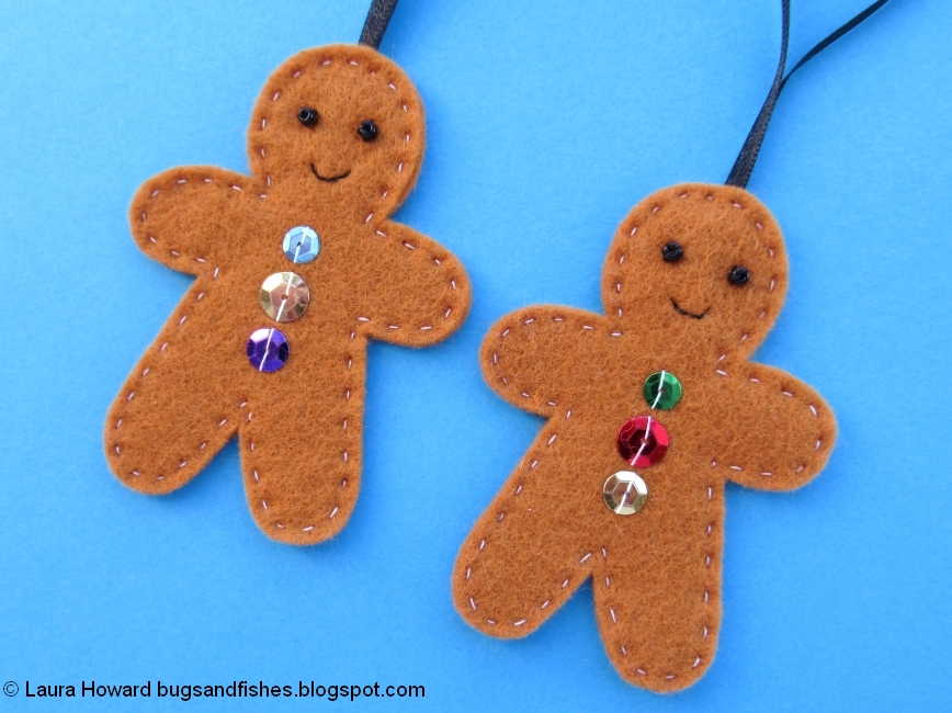 Bugs and Fishes by Lupin: How To: Sew Easy Felt Gingerbread Men ...