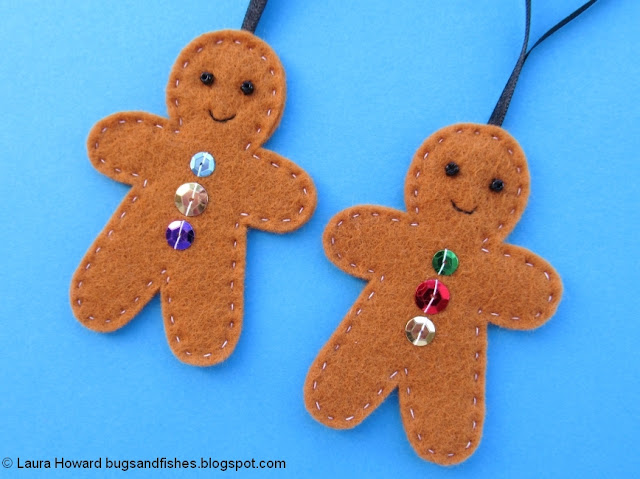 Bugs and Fishes by Lupin: How To: Sew Easy Felt Gingerbread Men ...