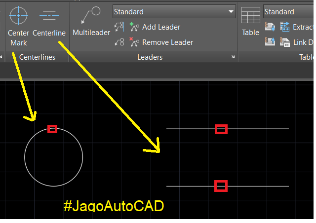 Cara Membuat Center Line Otomatis di AutoCAD