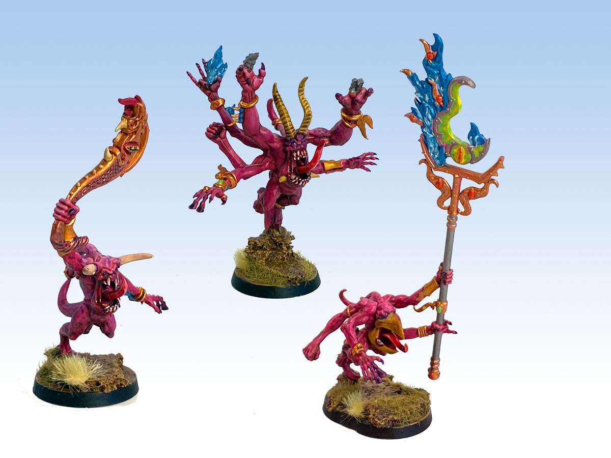 [army showcase] 40k - Chaos Demons of Tzeench