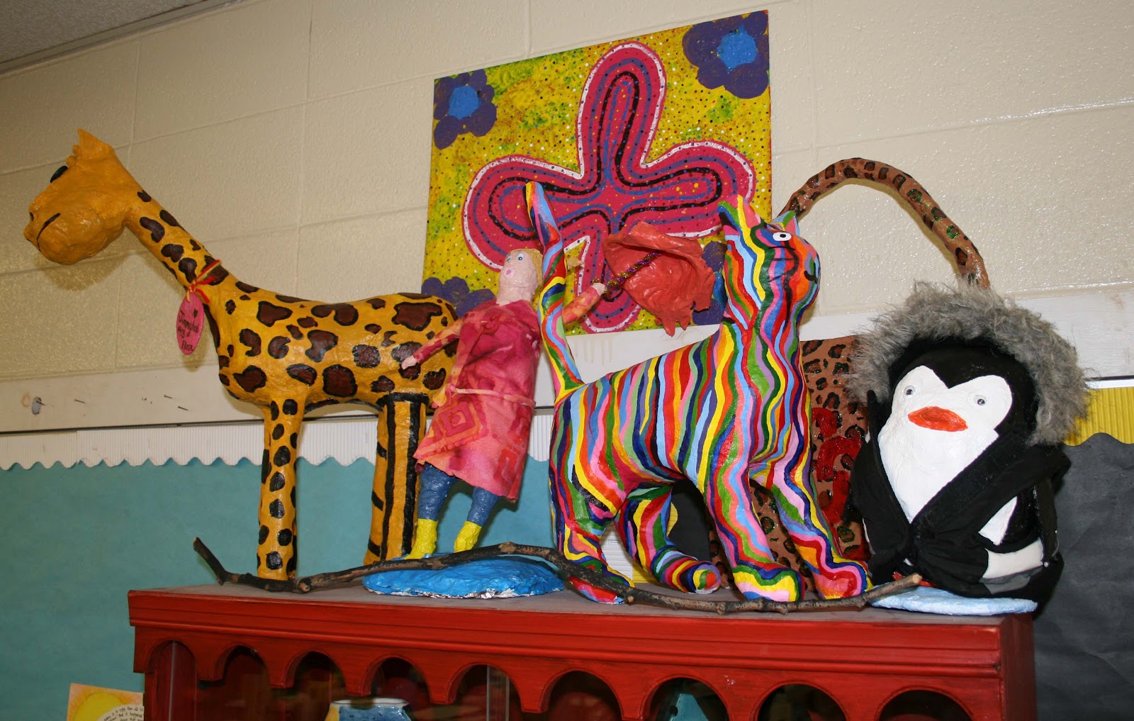 Mrs. Macre's Art Class: 3D Plaster Sculptures Complete