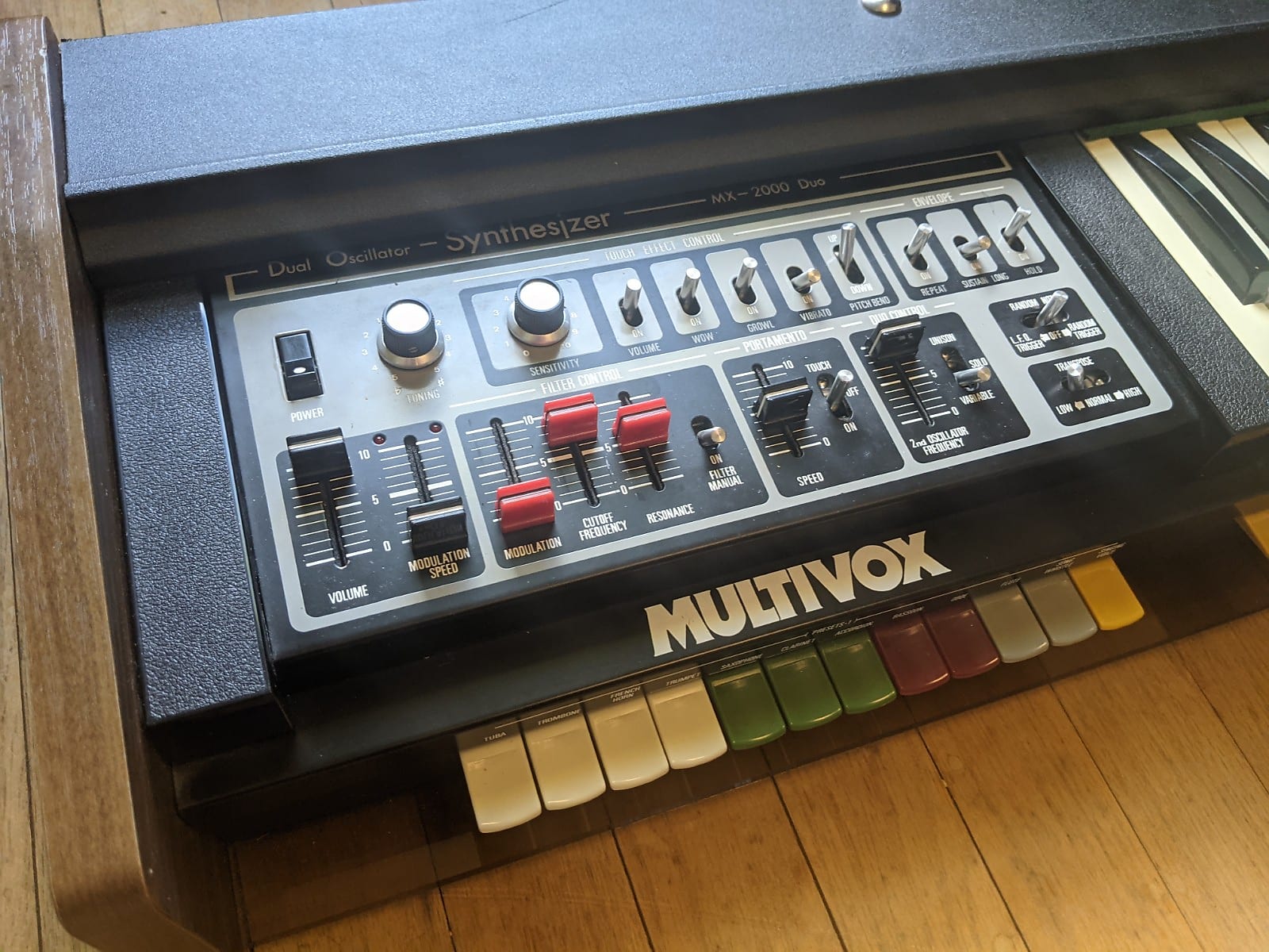 MATRIXSYNTH: Multivox MX-2000 Duo SN 715227