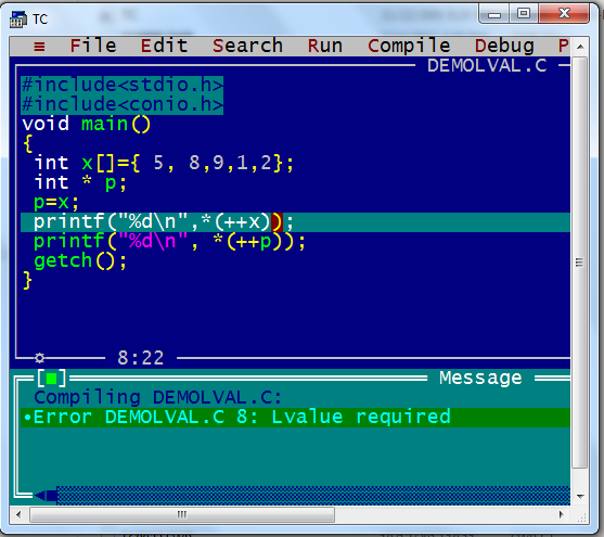 Programming Treasure What Is The Lvalue Required Error In Cc