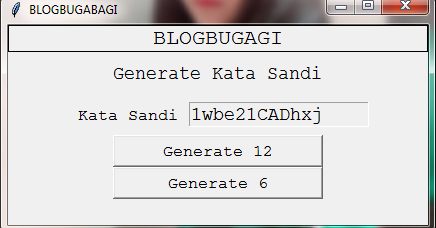 Source Code Python Generate Kata Sandi