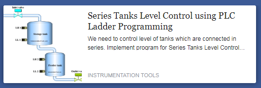 PLC SCADA ACADEMY: Series Tanks Level Control