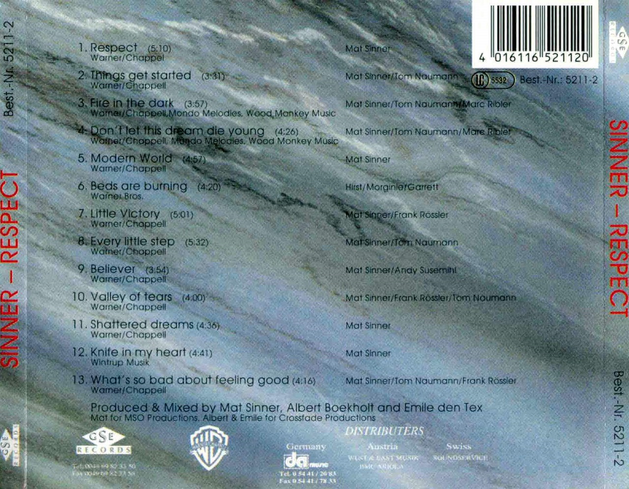 Cries from the Quiet World: Sinner "Respect"